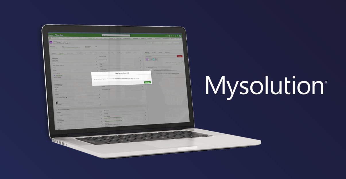 Integration Musthave | DataChecker | Integratiepartner van Mysolution